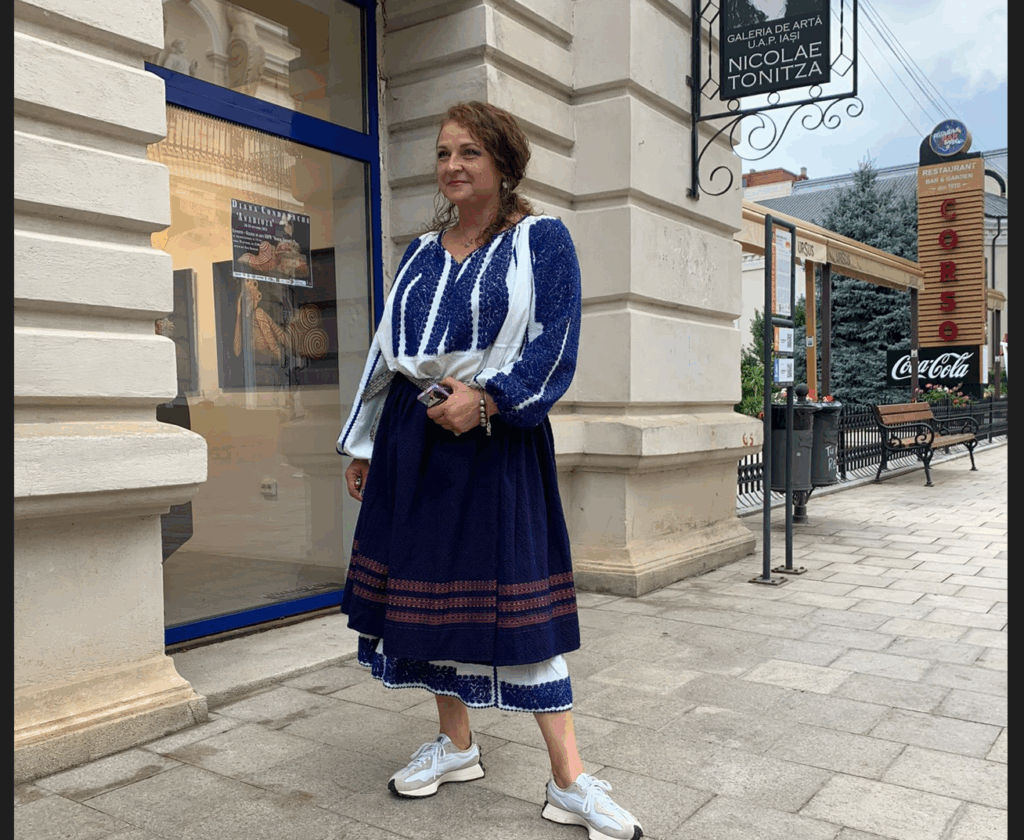 Diana Condurache, între ie românească, pictură și căutarea unui sens ...